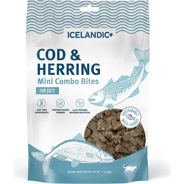 ICELANDIC+ Mini Combo Bites Cod & Herring