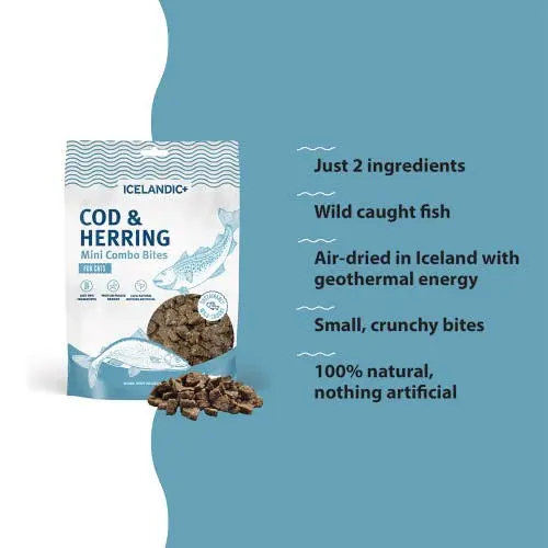 ICELANDIC+ Mini Combo Bites Cod & Herring