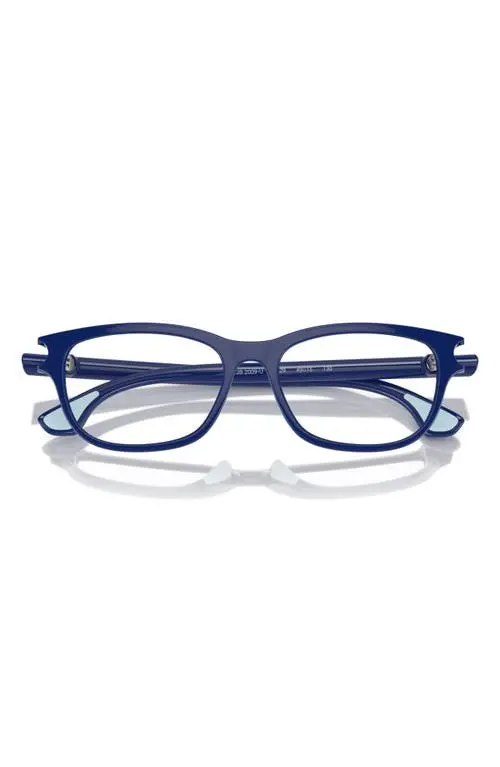Burberry 47mm Rectangular Optical Glasses - Blue/demo Lens