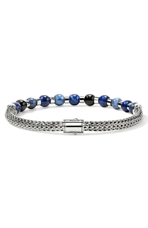 John Hardy Beaded Chain Bracelet - Silver