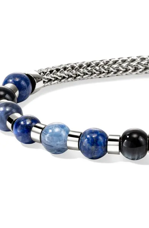 John Hardy Beaded Chain Bracelet - Silver