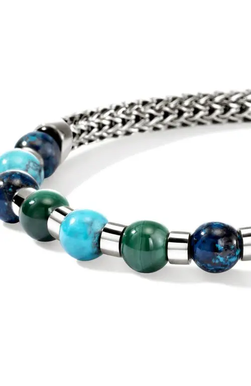 John Hardy Beaded Chain Bracelet - Turquoise