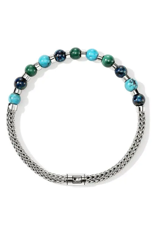 John Hardy Beaded Chain Bracelet - Turquoise