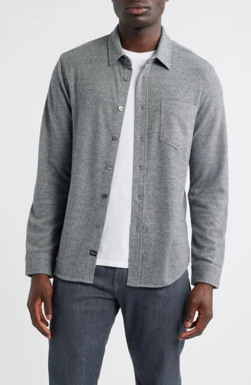 Rails Hawke Twill Button-up Shirt - Charcoal Twill