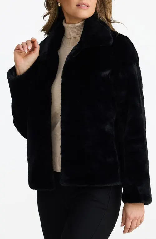 BRAVE+TRUE Steinway Faux Fur Jacket