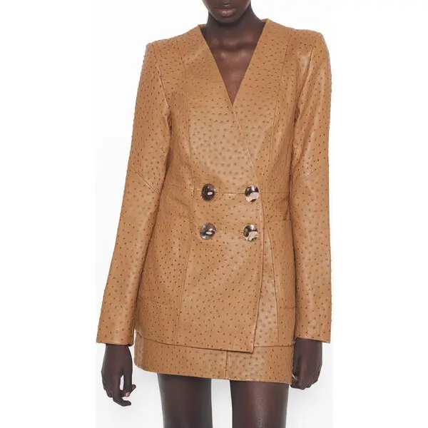 AS By DF Nadine Upcycled Leather Blazer