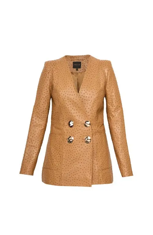 AS By DF Nadine Upcycled Leather Blazer