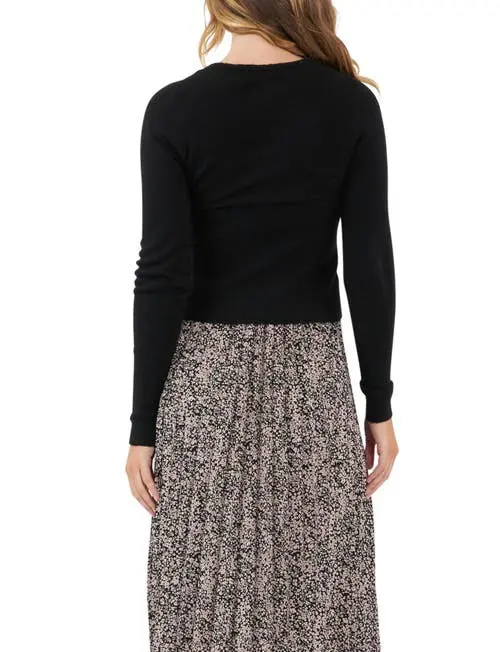 RIPE MATERNITY Willa Nursing Knit - Black