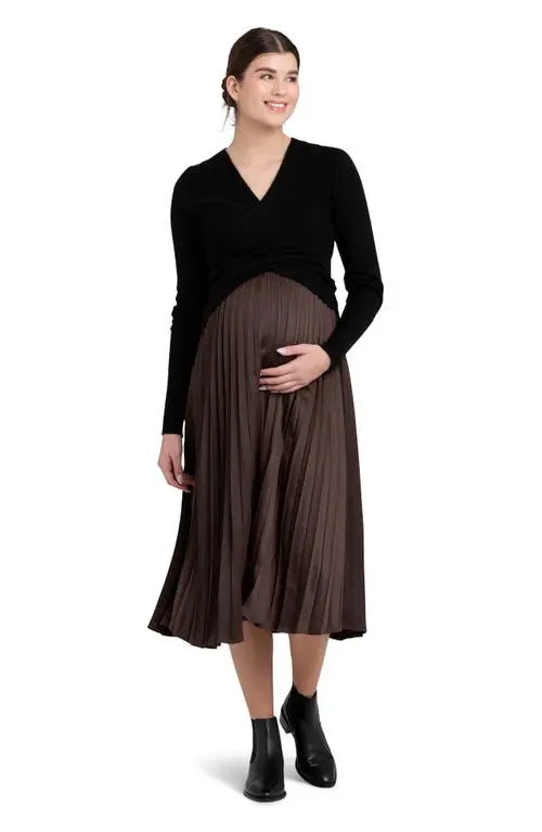 RIPE MATERNITY Willa Crop Nursing Sweater