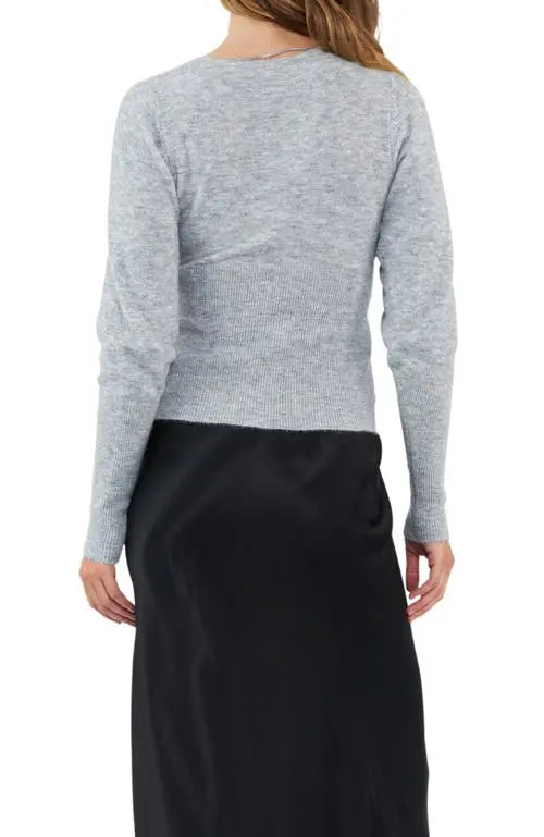 RIPE MATERNITY Willa Nursing Knit - Silver Marle