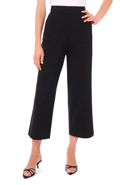 Vince Camuto Patch Pocket Pull-on Wide Leg Trousers