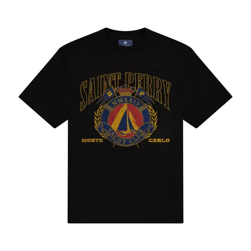 SAINT PERRY Mmxxiv Yacht Club T-shirt - Black