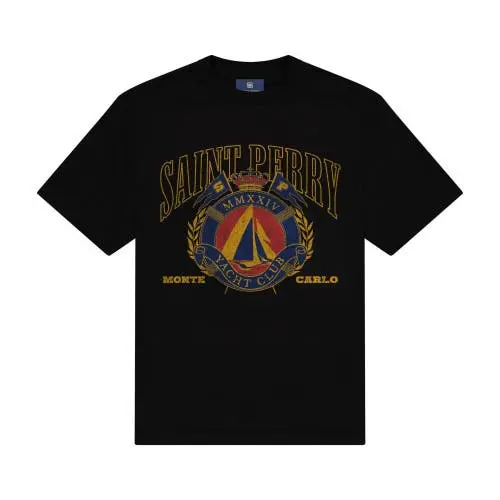 SAINT PERRY Mmxxiv Yacht Club Tees - Black