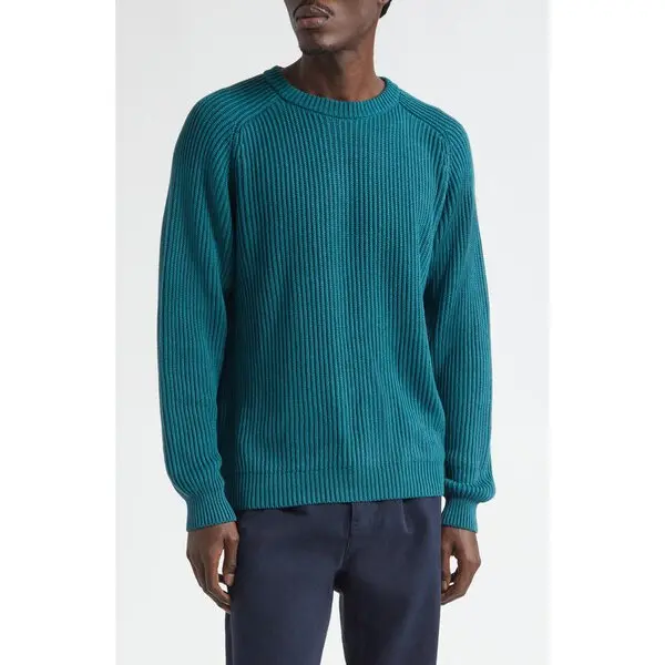 NOAH Shaker Stitch Cotton Sweater