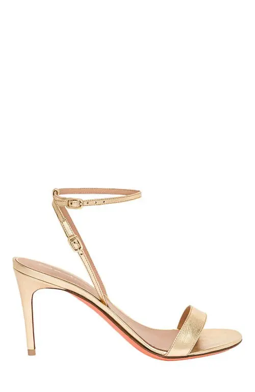 Santoni Leather High-heel Sandals - Gold