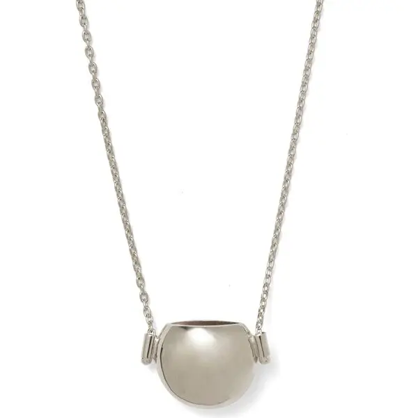 Lady Grey Relic Pendant Chain Necklace - Silver