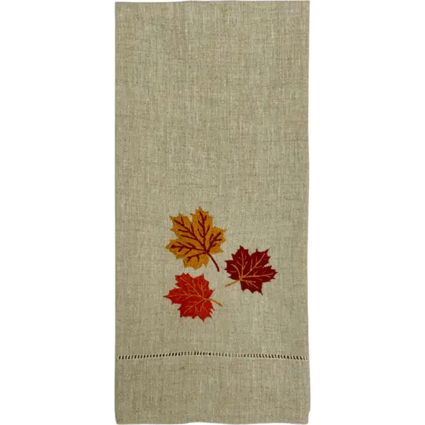 MAISON D'HAITI Autumn Leaves Tea Towel