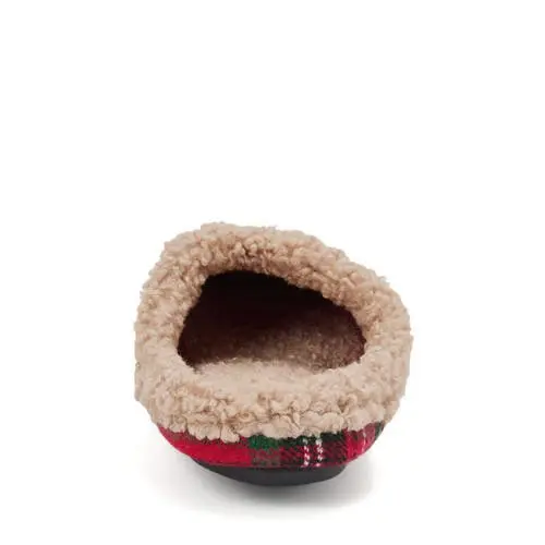DEARFOAMS Mama Bear Clog Slippers - Plaid