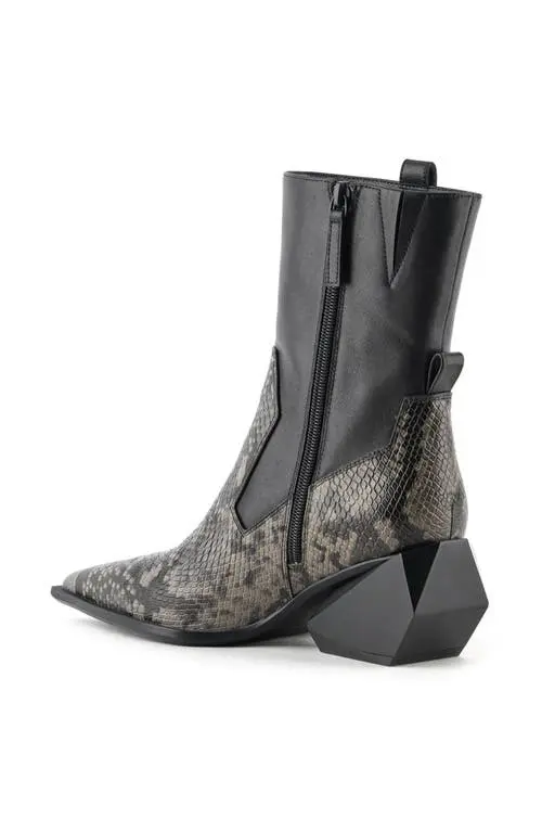 United Nude Ricky West Mid Ii Boots - Charcoal