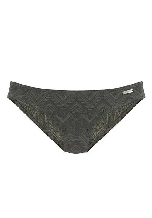 LASCANA Textured Bikini Bottom