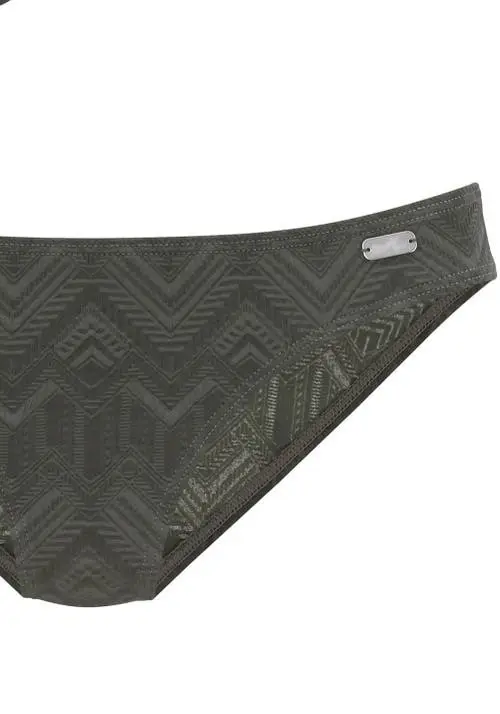 LASCANA Textured Bikini Bottom