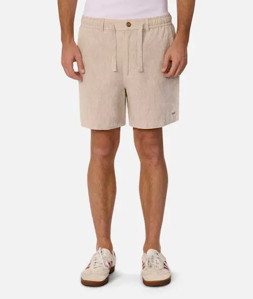 INDUSTRIE AUSTRALIA The Palma Linen Short - Flax