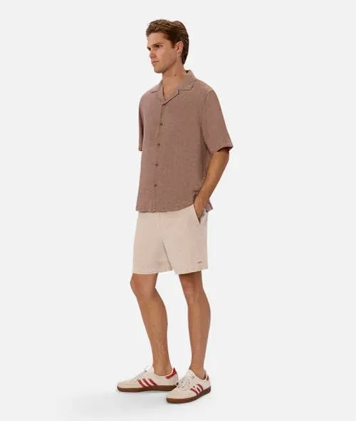 INDUSTRIE AUSTRALIA The Palma Linen Short - Flax
