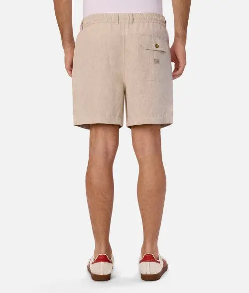 INDUSTRIE AUSTRALIA The Palma Linen Short - Flax
