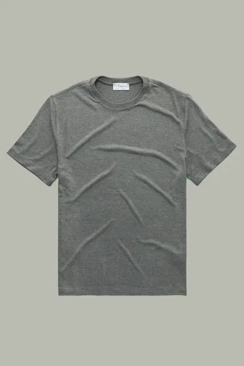WOLF VS. GOAT (WVG) Heavyweight Short Sleeve Sorona Crewneck - Grey