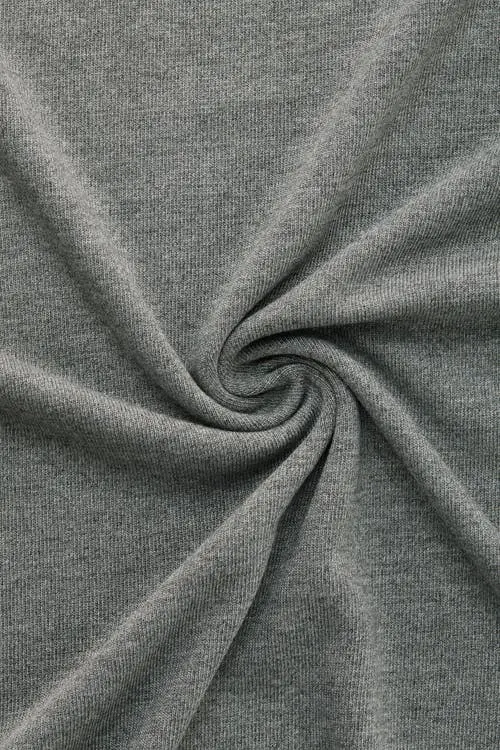 WOLF VS. GOAT (WVG) Heavyweight Short Sleeve Viscose Jersey Crewneck - Grey