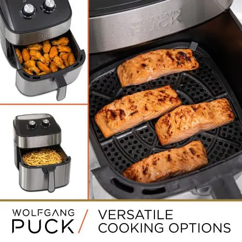 WOLFGANG PUCK 9.7qt Stainless Steel Air Fryer