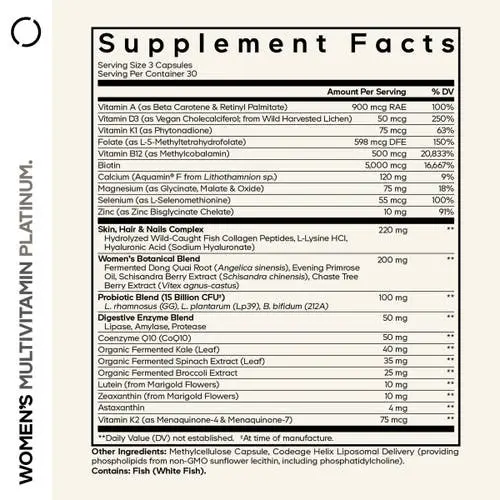 CODEAGE Multivitamin Platinum