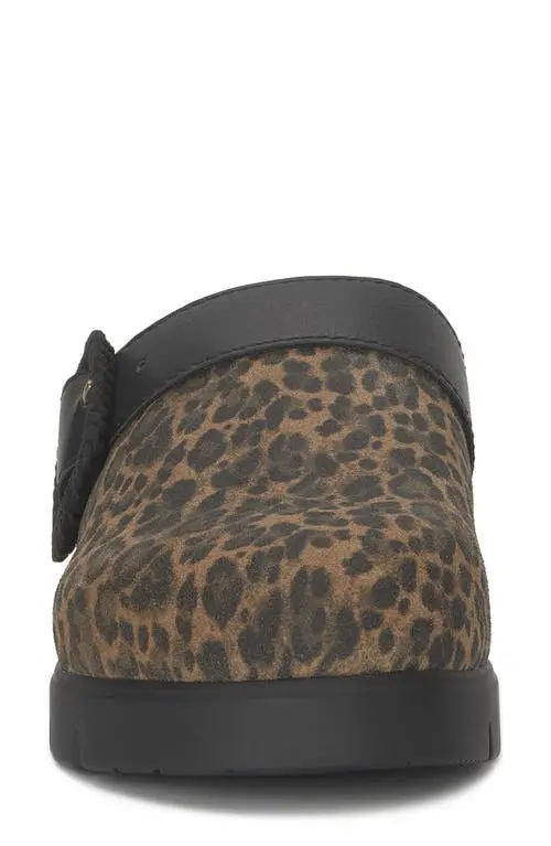 Lucky Brand Sachie Clog - Natural Leopard Suede