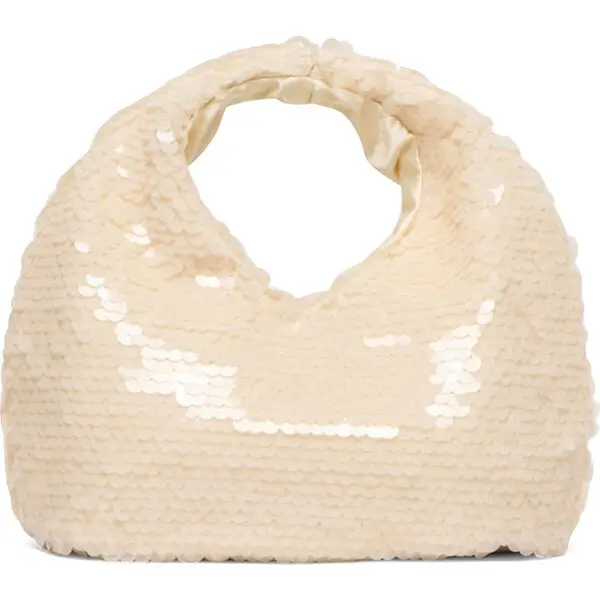 Dolce Vita Dahlia Sequin Shoulder Bag - Ivory