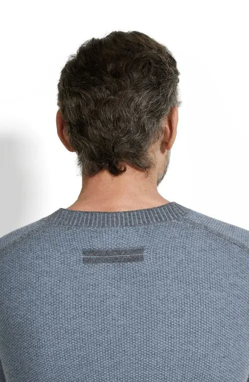 Zegna Oasi Cashmere Crewneck Sweater - Light Blue