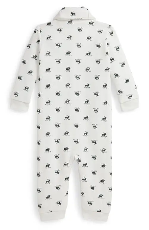 Ralph Lauren Print Fleece Romper