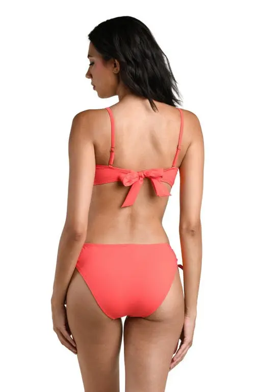 La Blanca Island Goddess Bandeau Bikini Top - Sunset Glow