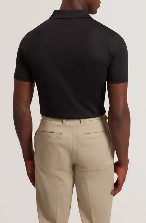 Ted Baker London Connall Cotton Polo - Black