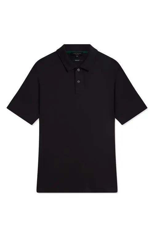 Ted Baker London Connall Cotton Polo - Black