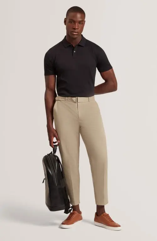 Ted Baker London Connall Cotton Polo - Black