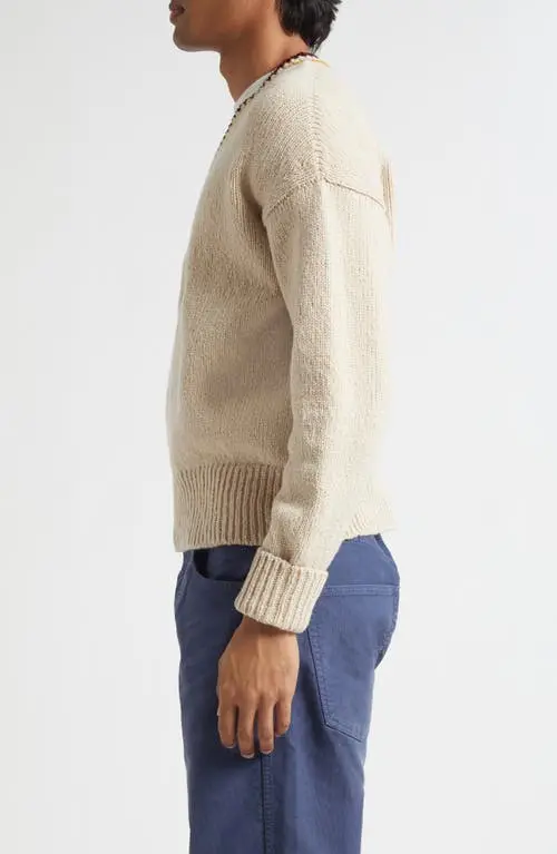 Visvim College Wool & Cashmere V-neck Sweater