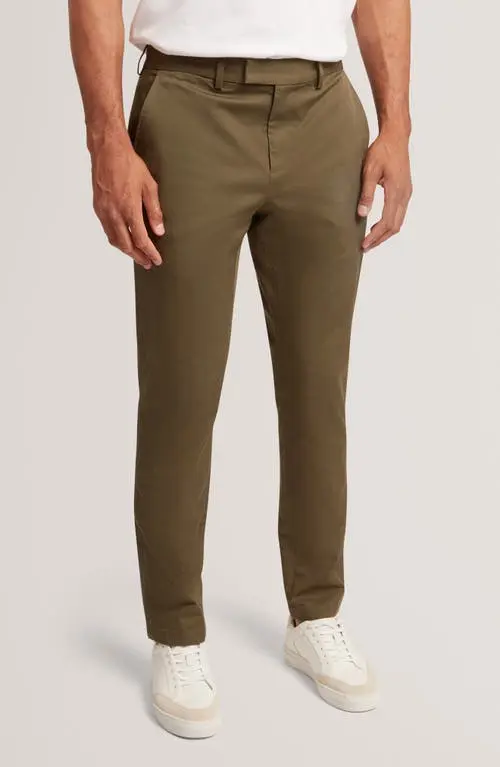 Ted Baker London Howetown Stretch Cotton Chinos - Khaki