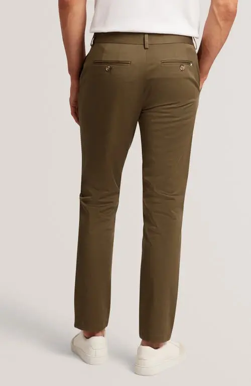 Ted Baker London Howetown Stretch Cotton Chinos - Khaki