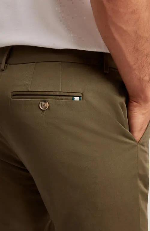 Ted Baker London Howetown Stretch Cotton Chinos - Khaki