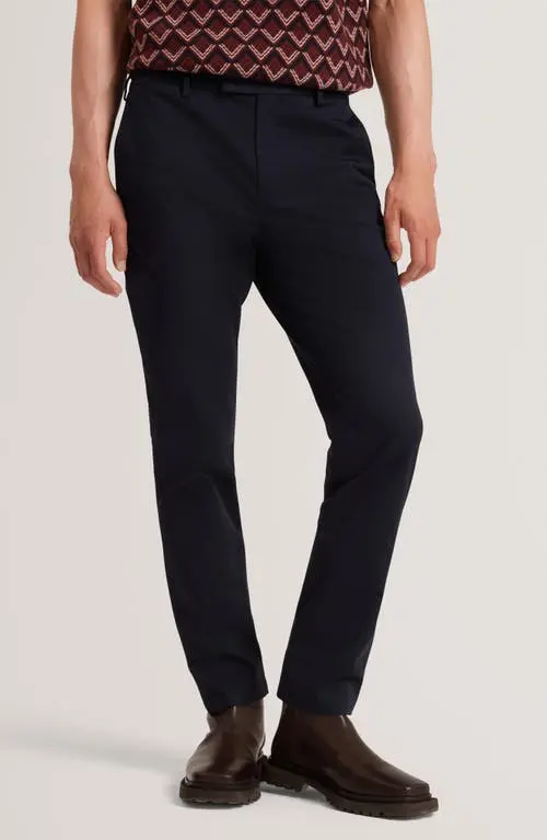 Ted Baker London Howetown Stretch Cotton Chinos - Navy