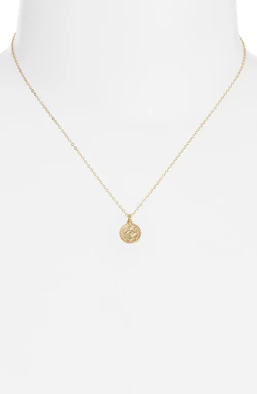 CHILD OF WILD Delicate Protection Pendant Necklace - Gold