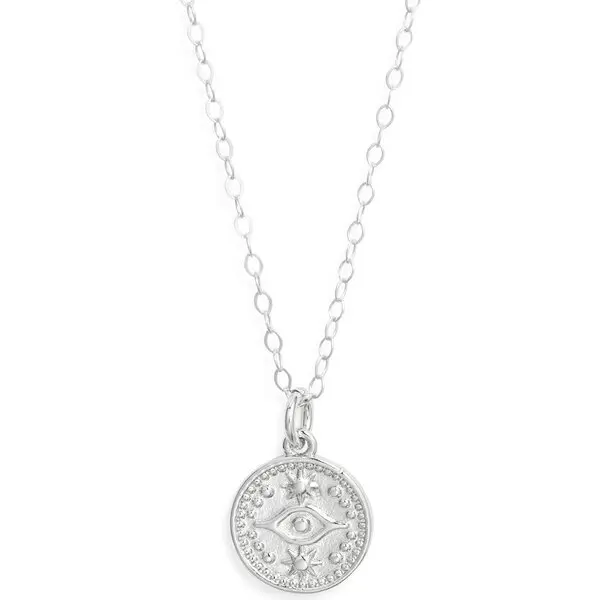 CHILD OF WILD Delicate Protection Pendant Necklace - Silver