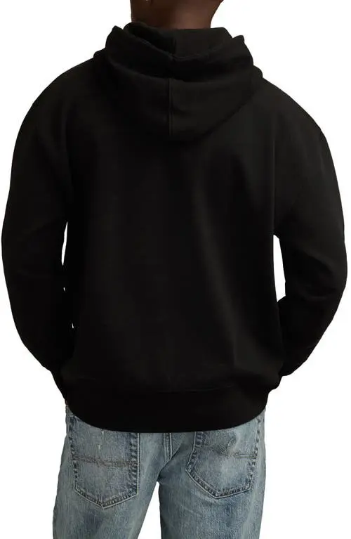 Lucky Brand Embroidered French Terry Hoodie