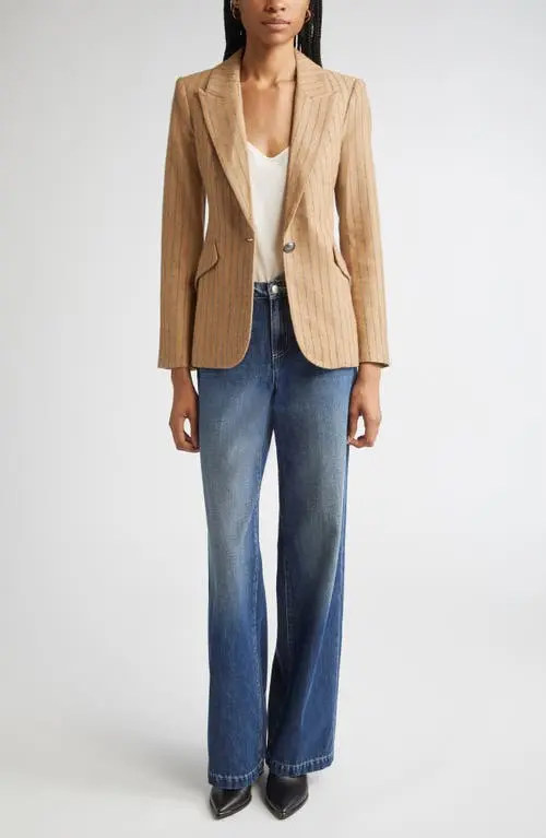 L'Agence Chamberlin Striped Blazer