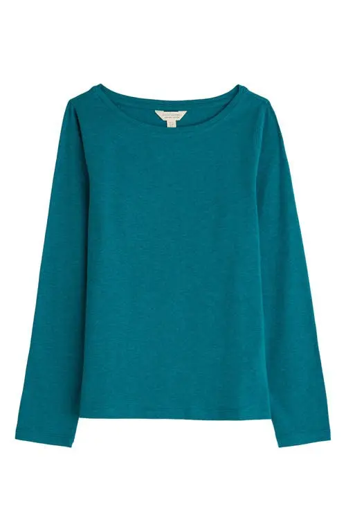 SEASALT CORNWALL Easel Long Sleeve Stretch Organic Cotton Top - Melange Mast